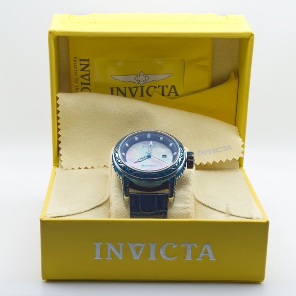 Invicta | Accessories | Nwt Invicta Excalibur Limited Edition Blue Mens ...